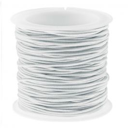 Elastic Cord (0.8mm) White (35 meters)